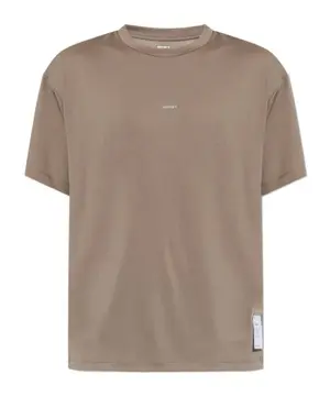Satisfy Auralite Logo-print T-shirt - Brown