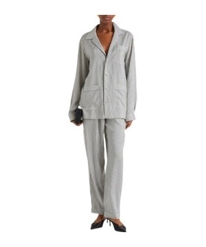 TOM FORD Striped Oversized Silk Shirt