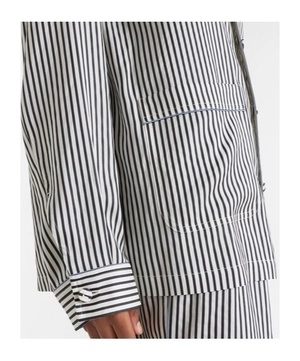 TOM FORD Striped Oversized Silk Shirt