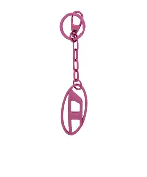 DIESEL® Oval D Metallic Keyring