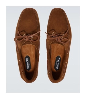 TOM FORD Robin Suede Boat Shoes