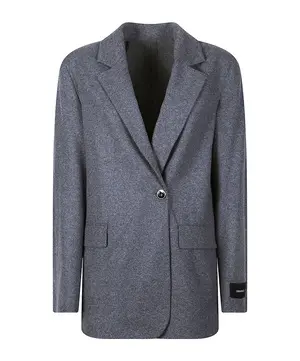 Pinko Logo Patch Single-breasted Jacket