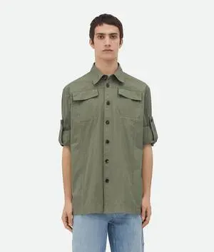 Bottega Veneta Light Cotton Twill Overshirt
