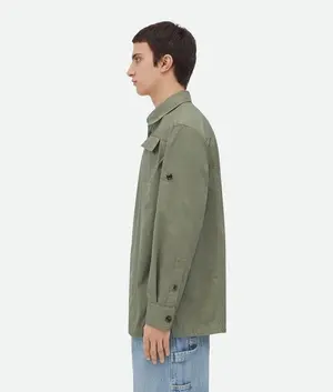 Bottega Veneta Light Cotton Twill Overshirt