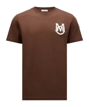 Moncler Monogram T-shirt - Brown