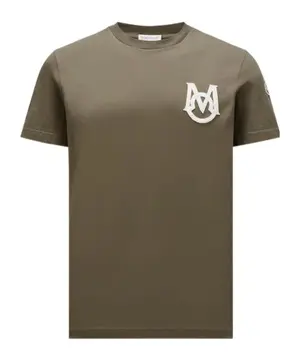 Moncler Monogram T-shirt - Olive Green