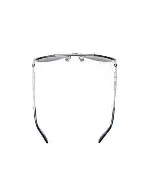 Burberry Aviator Sunglasses With Engraved Logo Detail