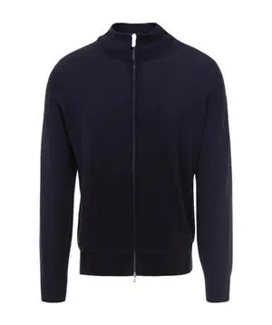 Brunello Cucinelli Zipped High-neck Cardigan - Black