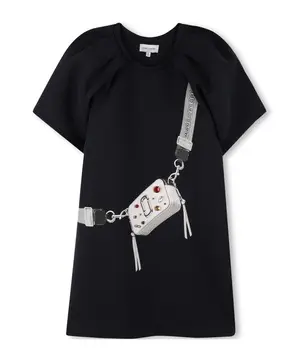 Marc Jacobs Dress With Short Sleeves And A Crew Neck - Blue
