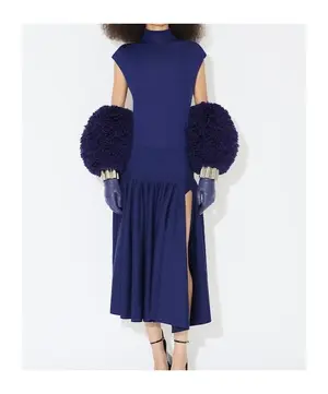 Alaïa Hat Sleeve Knitted Jumpsuit