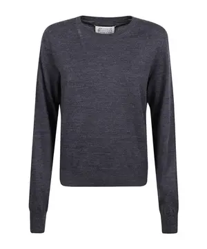 MAISON MARGIELA Crew Neck Sweater - Black