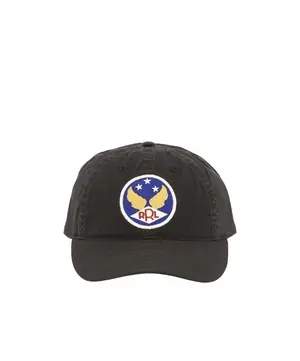 Ralph Lauren Logo Patch Cap - Black