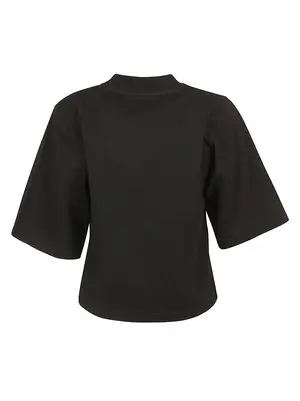 Palm Angels Bear Print Cropped T-shirt