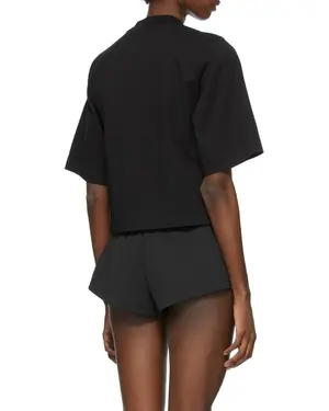Palm Angels Bear Print Cropped T-shirt