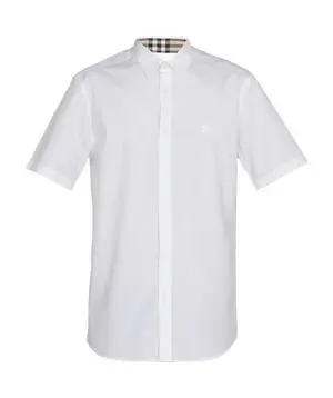 Burberry Lapel Casual Shirt - White