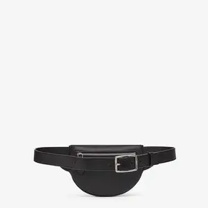Fendi Small Embossed Logo Belt Bag - Black