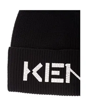 Kenzo Embroidered Logo Ribbed Beanie