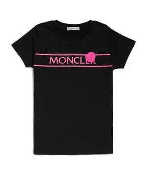 Moncler Logo-print Cotton T-shirt - Black