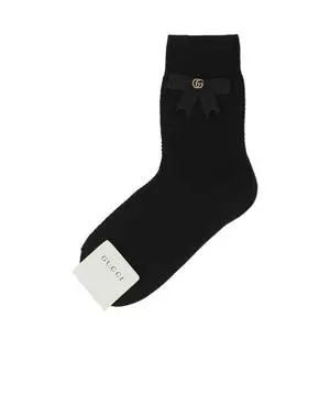 Gucci Gg-embellished Bow Socks