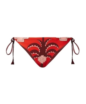 Johanna Ortiz Sagrado Printed Bikini Bottoms - Red