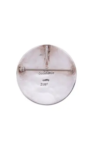 MAHNAZ COLLECTION Sterling Silver And -stone Pendant/brooch