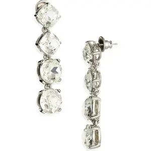 Oscar De La Renta Gallery Drop Earrings - Crystal