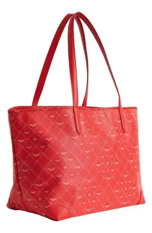 Zadig&Voltaire Z Shopper Xl Monogram Faux Leather Tote - Love