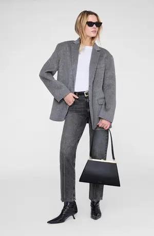 ANINE BING Smooth Leather Bag