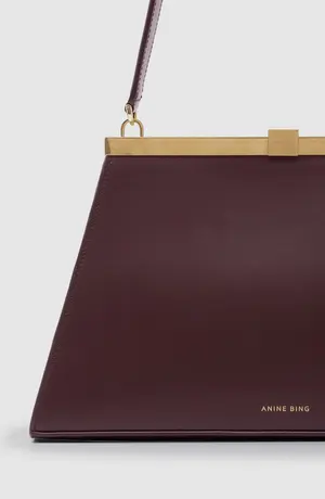 ANINE BING Smooth Leather Bag