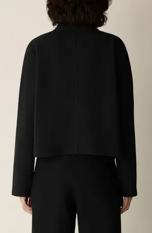 Eileen Fisher High Collar Cropped Jacket