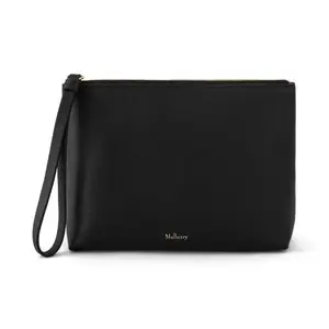 Mulberry Zipped Cosmetic Pouch - Black