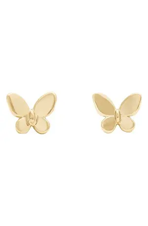 Kate Spade New York You're A Gem Butterfly Stud Earrings - Gold