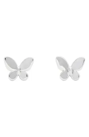 Kate Spade New York You're A Gem Butterfly Stud Earrings - Silver