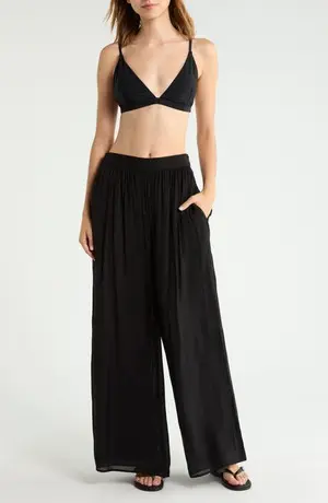 Elan Wide Leg Cover-up Pants