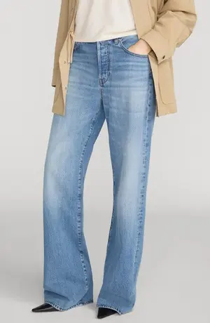 FRAME The Off Duty Loose Wide Leg Jeans
