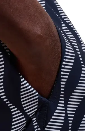 Bugatchi Cruz Print Swim Trunks