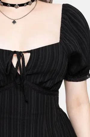 DISTURBIA Fenella Keyhole Midi Dress