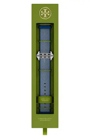 Tory Burch Kira Grosgrain 20mm Apple Watch® Watchband