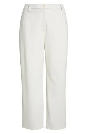 Eileen Fisher High Waisted Straight Leg Trousers
