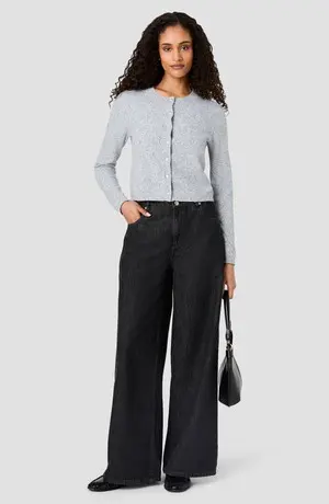 French Connection Dakota Print Cardigan - Medium Heather