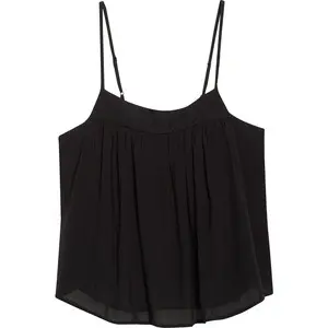 Elan Flowy Cover-up Camisole - Black