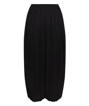 FRAME Silk Balloon Pants - Black