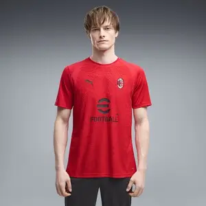 PUMA Ac Milan Slim Soccer Training Jersey Red