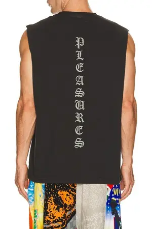 PLEASURES Sorrow Tank - Black