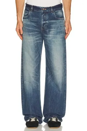 Alexander McQueen Relaxed Jean In Blue
