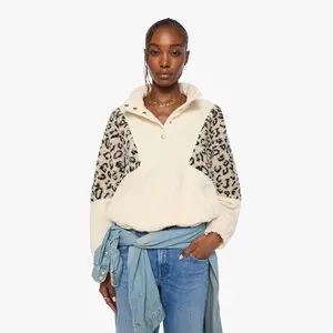 MOTHER The Funnel Neck Drop Inset Sweatshirt