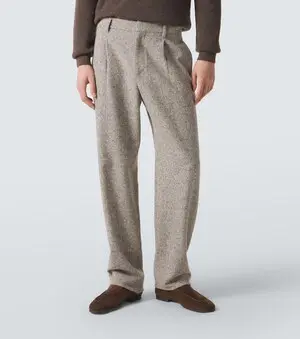 Agnona Wool-blend Straight Pants
