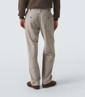 Agnona Wool-blend Straight-leg Trousers