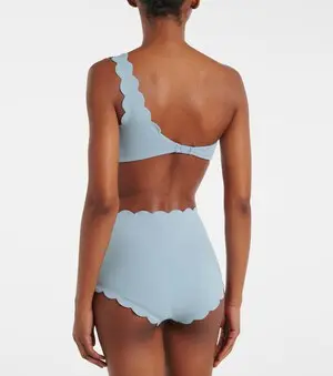 Marysia Santa Barbara One-shoulder Bikini Top - Blue