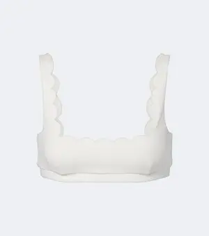 Marysia Mini Palm Springs Scalloped Bikini Top